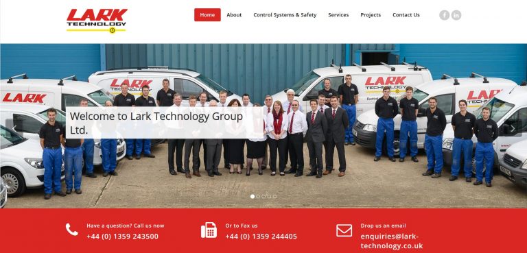 New Website Launch - Lark Technology